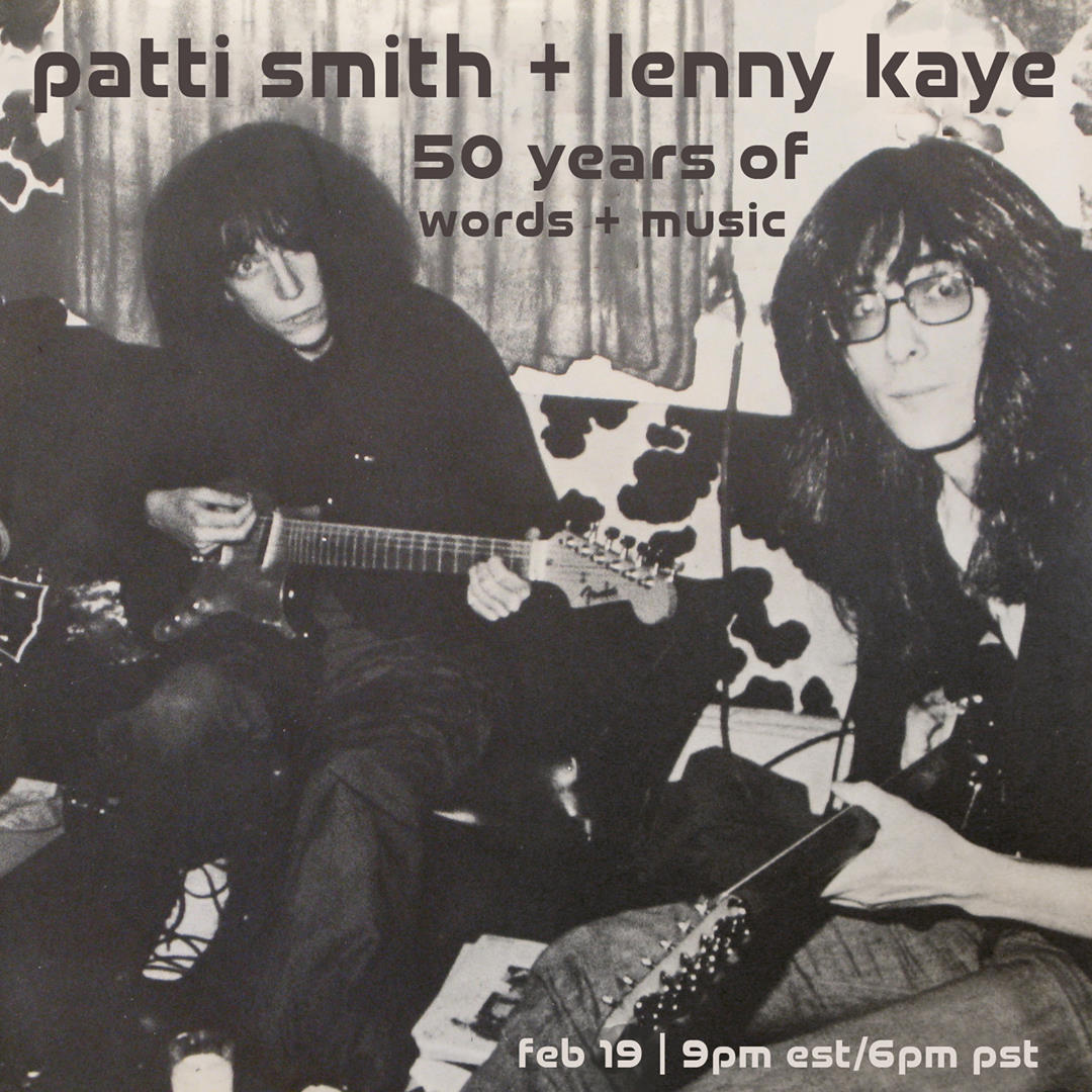 Patti Smith and and Lenny Kaye celebrate 50 Years! – Wild West Rocks